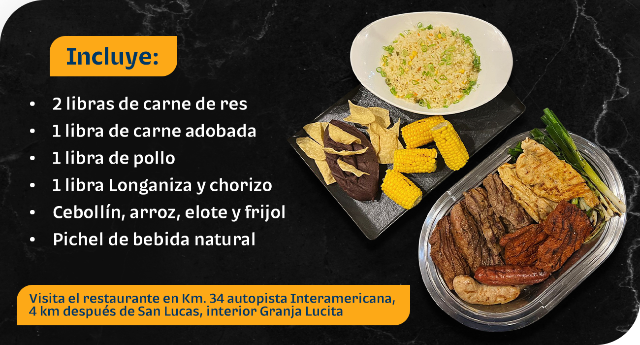 Comparte una parrillada familiar