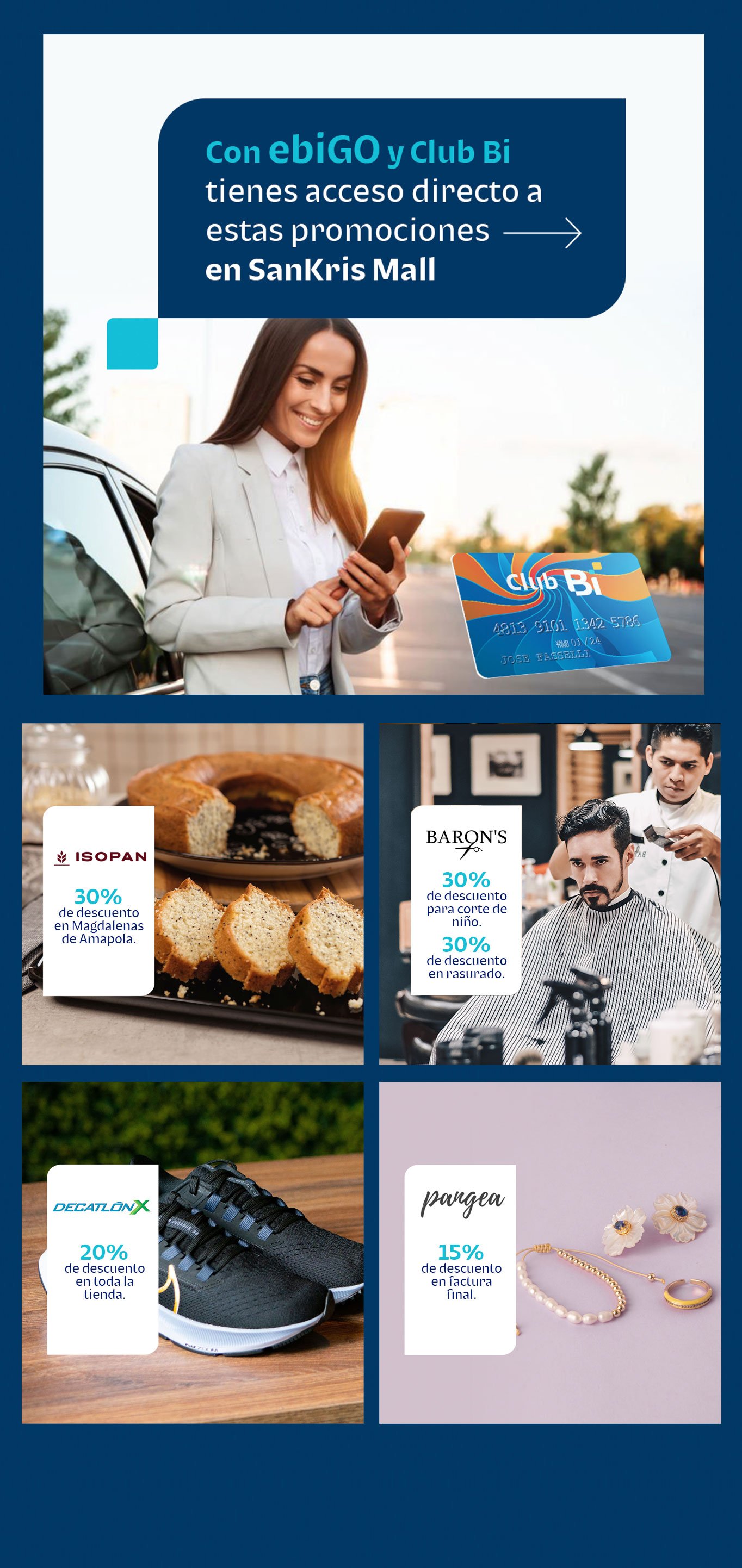 Con ebiGo y Club Bi tienes acceso directo a estas promociones.