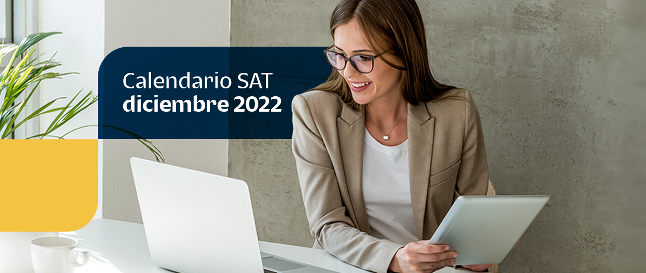 Calendario SAT diciembre 2022 | BI