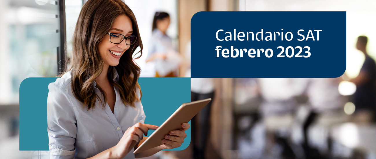 Calendario SAT febrero 2023