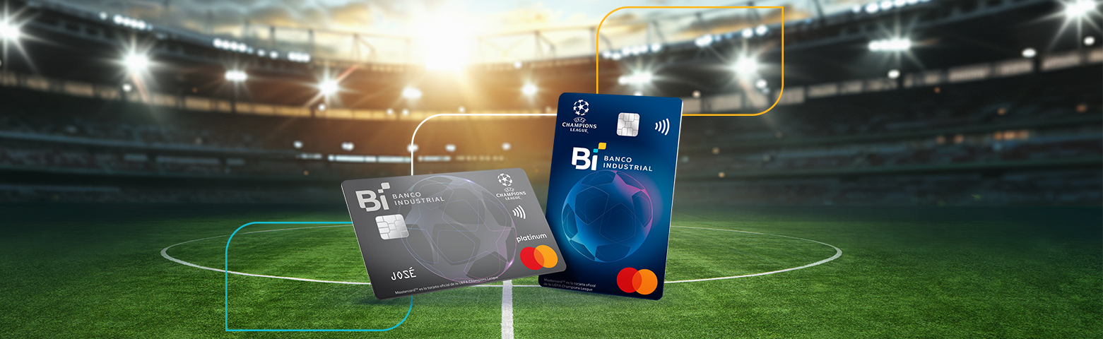 Beneficios de tu Tarjeta de Crédito Bi Mastercard UEFA Champions League